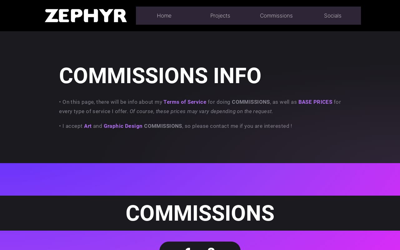 Zephyr - Comms page 1